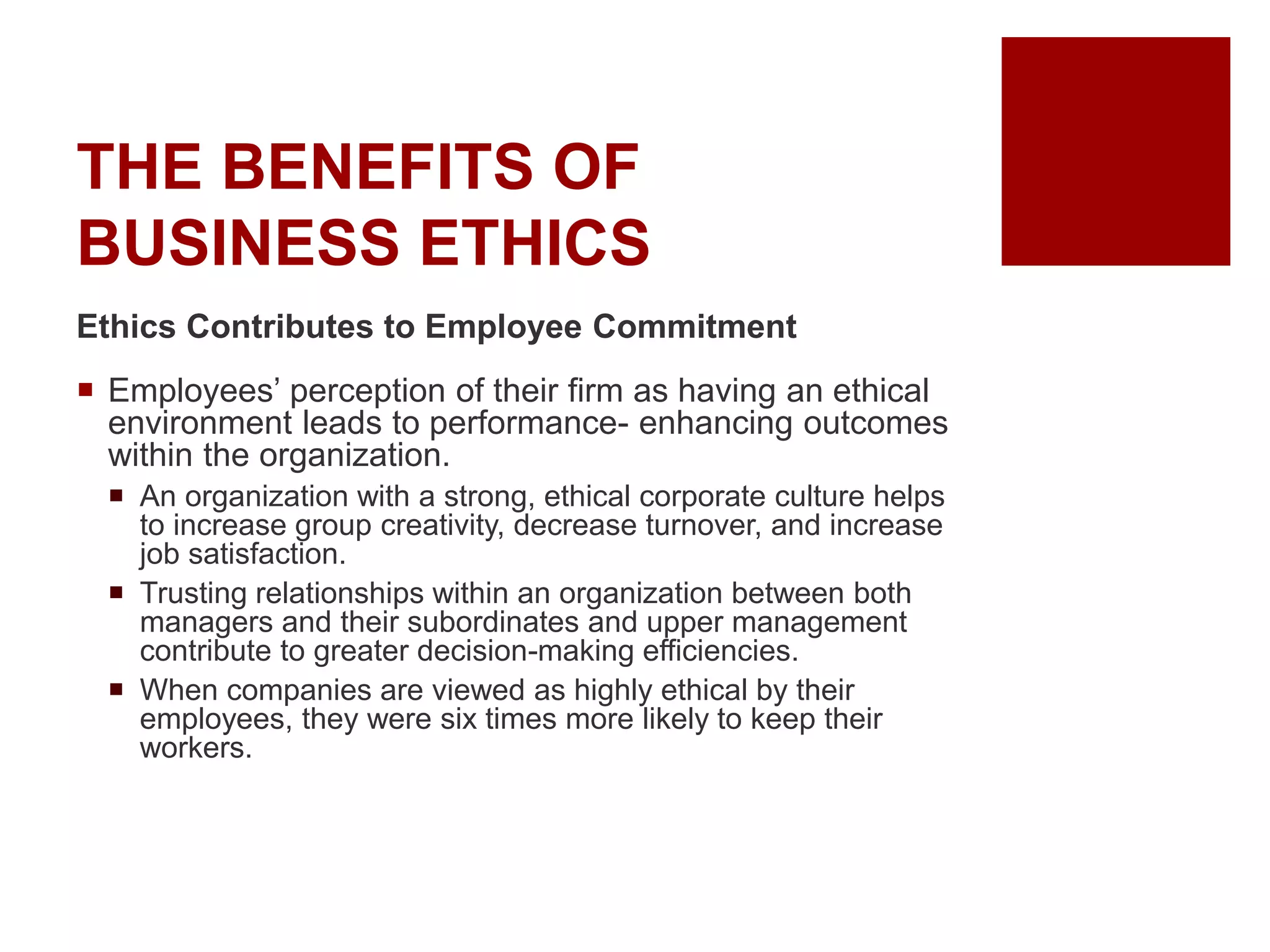 Chapter 1: The Importance of Business Ethics | PPTX