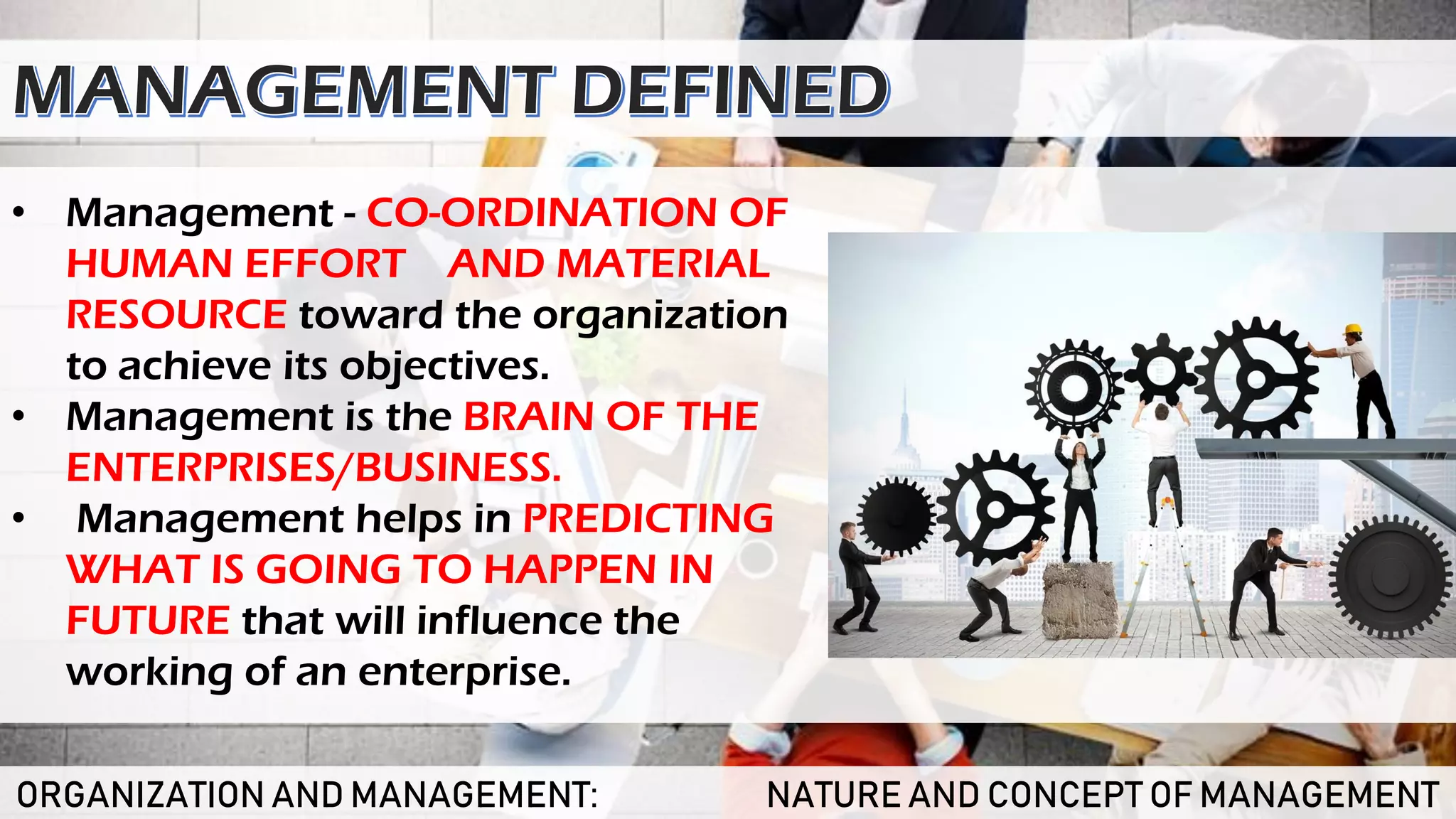 Chapter 1 The nature and concept of management | PDF