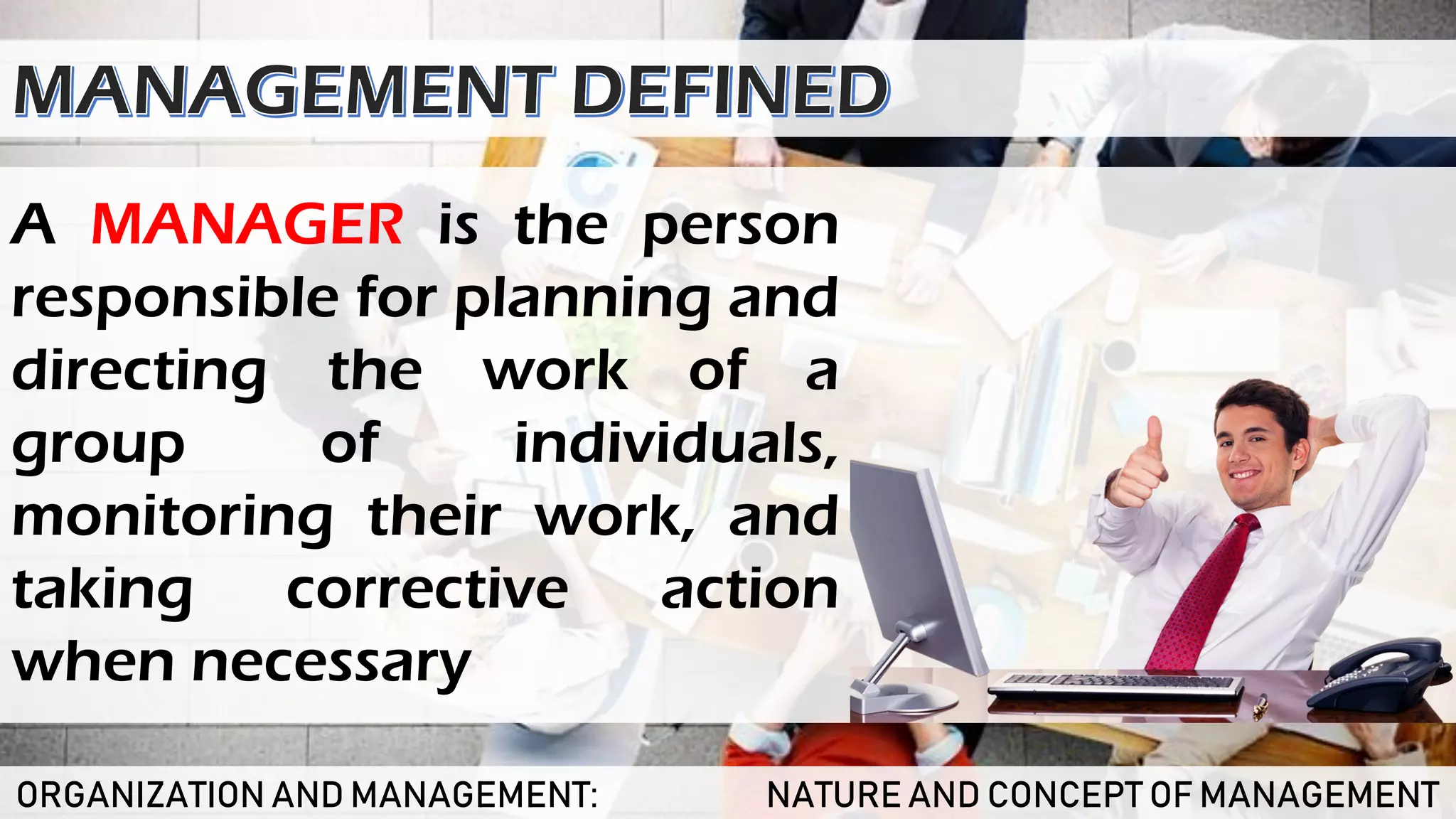 Chapter 1 The nature and concept of management | PDF