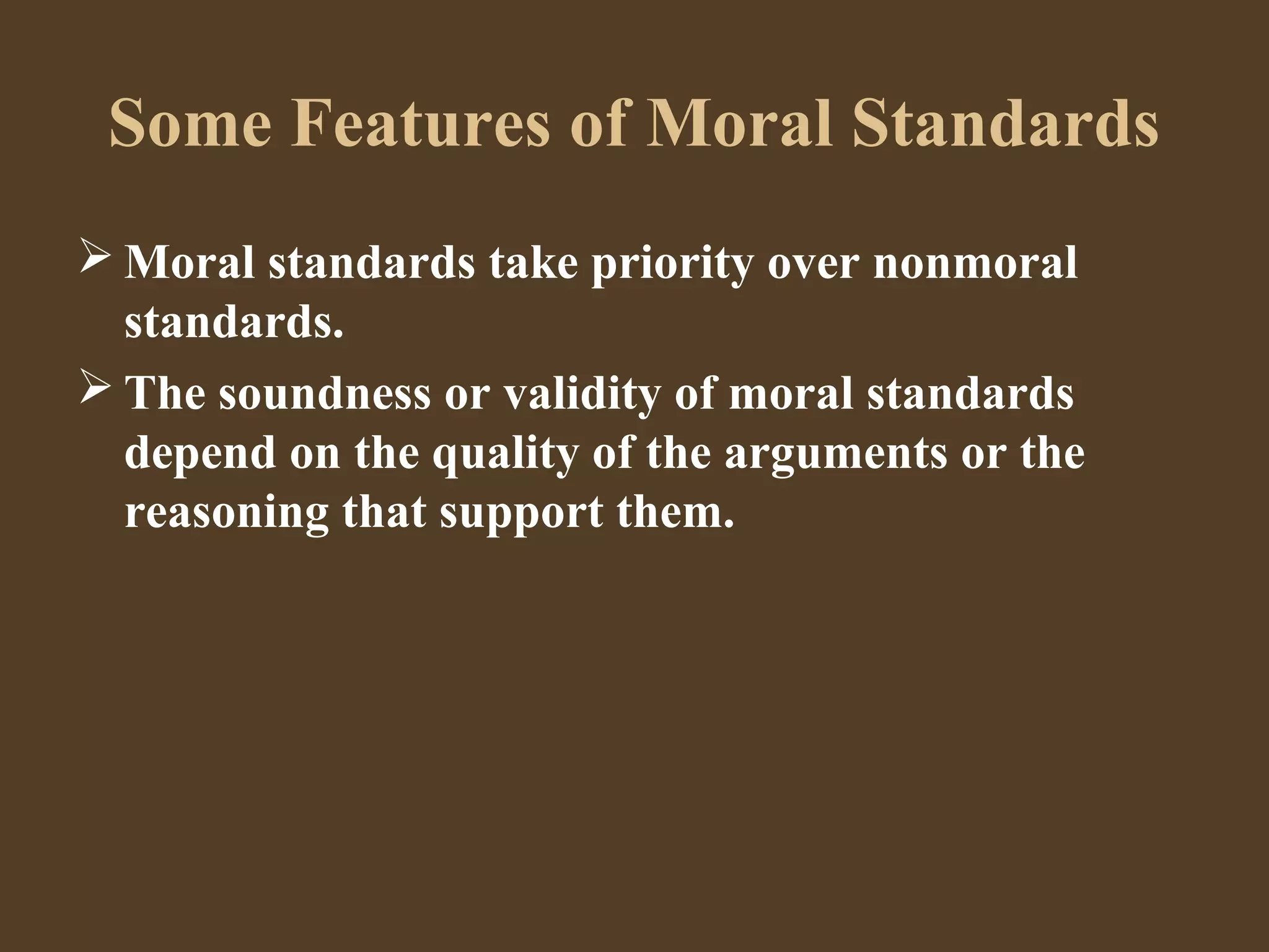 Chapter 1 the nature of morality | PPT