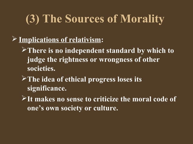 Chapter 1 the nature of morality | PPT | Business | Business and Finance