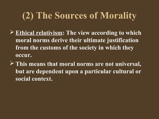 Chapter 1 the nature of morality | PPT