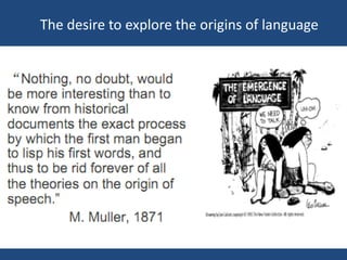 Chapter 1 the origins of language | PDF