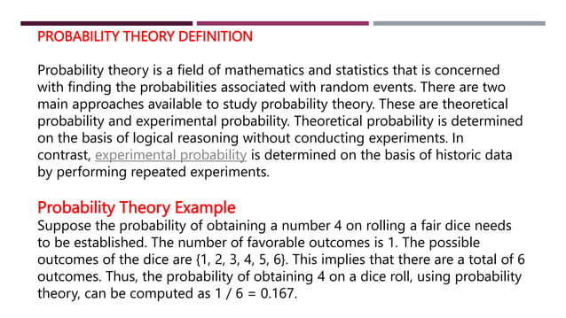 CHAPTER 1 THEORY OF PROBABILITY AND STATISTICS.pptx | Physics | Science