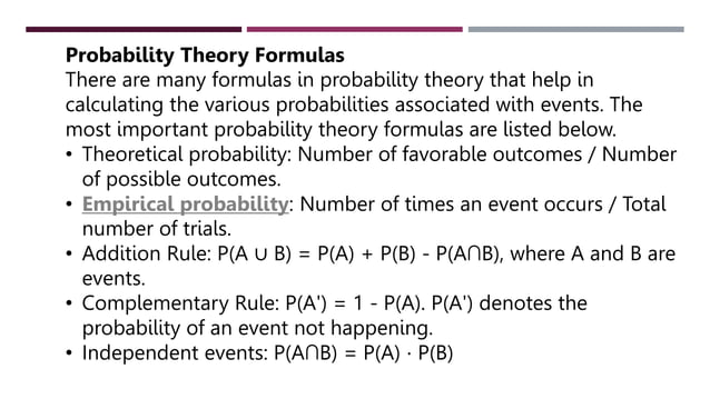 CHAPTER 1 THEORY OF PROBABILITY AND STATISTICS.pptx | Physics | Science