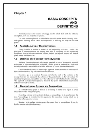 Chapter 1thermodynamics | DOC | Chemistry | Science