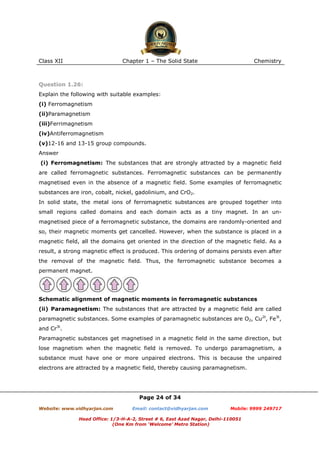Chapter 1 The Solid State Pdf