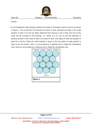 Chapter 1 the solid state | PDF