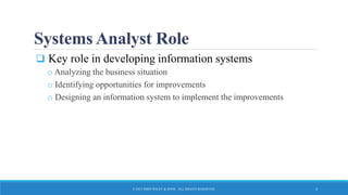 Chapter 1 The Systems Analyst and Information Systems Development.pptx