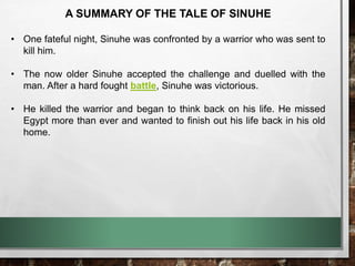 CHAPTER 1 The Tale of Sinuhe.pptx