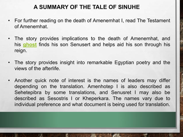 CHAPTER 1 The Tale of Sinuhe.pptx