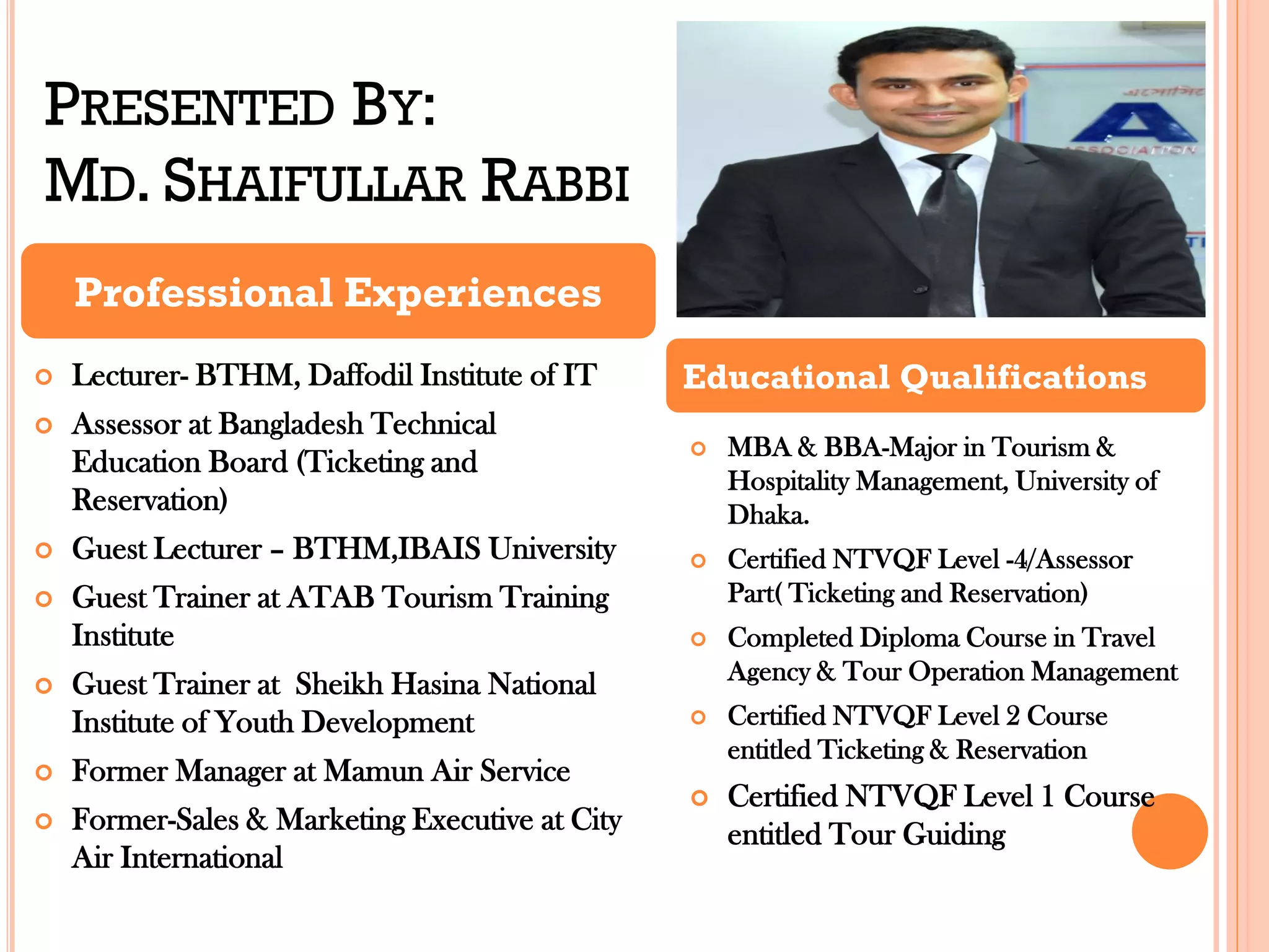 Chapter 1 Tourism and Hospitality Marketing (Tourism and Hospitality ...