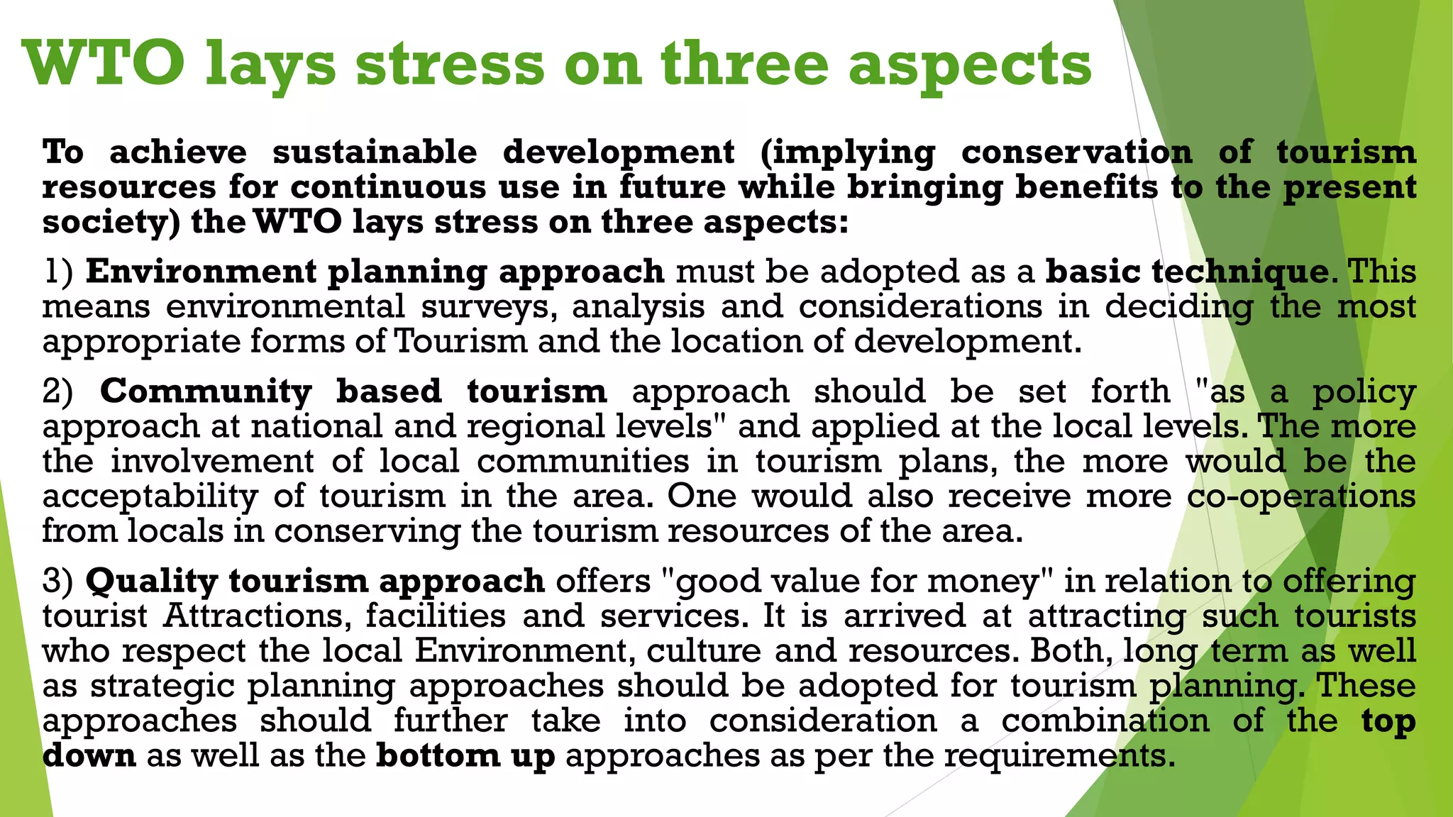Chapter 1 Tourism Plan and Strategy (Tourism Planning and Development ...
