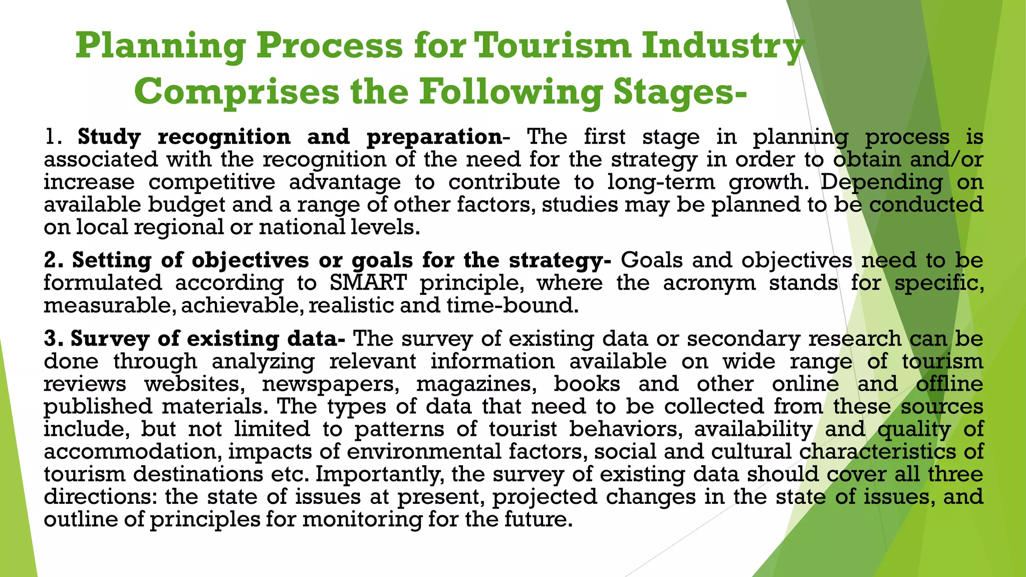 Chapter 1 Tourism Plan and Strategy (Tourism Planning and Development ...
