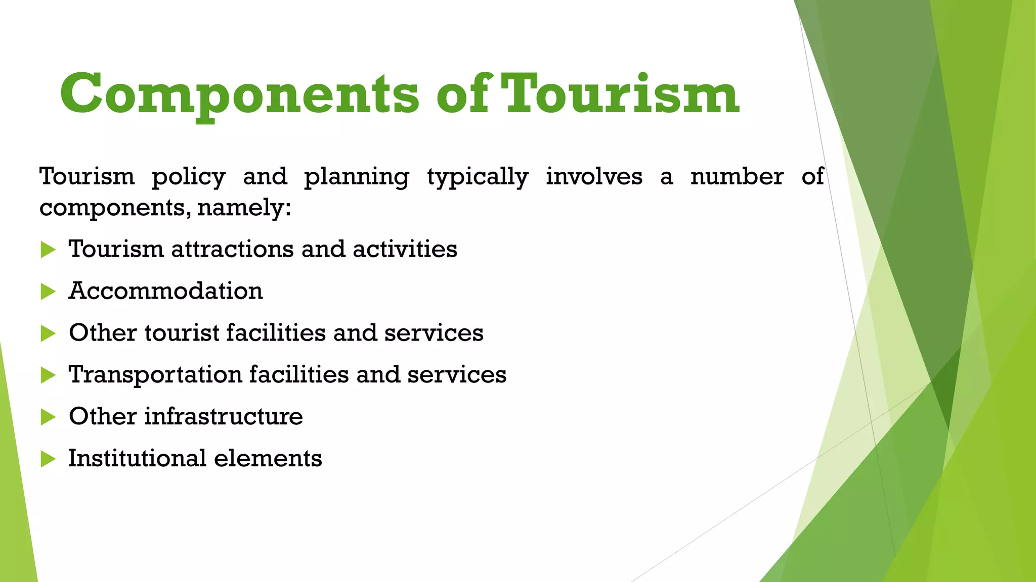 Chapter 1 Tourism Plan and Strategy (Tourism Planning and Development ...