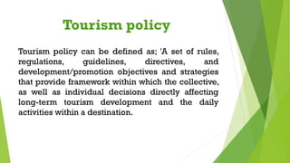 Chapter 1 Tourism Plan and Strategy (Tourism Planning and Development ...