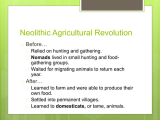 Chapter 1 Toward Civilization | PPTX