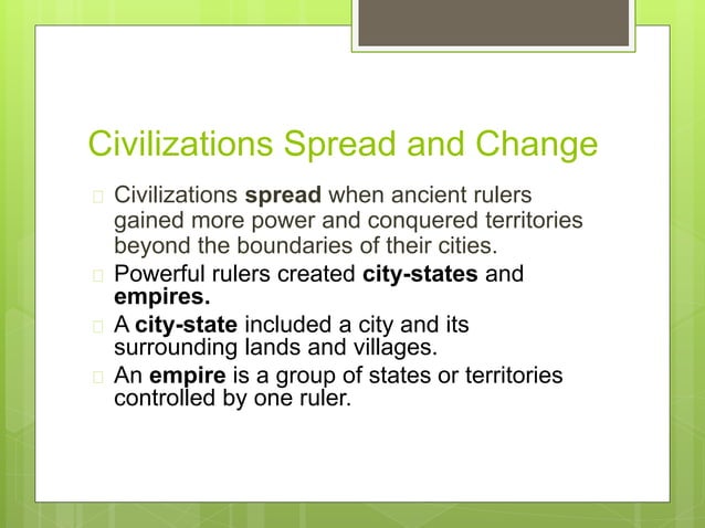 Chapter 1 Toward Civilization | PPTX