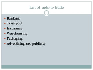 Chapter 1 Trade | PPT