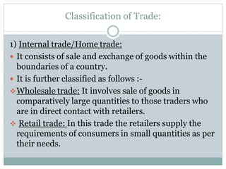 Chapter 1 Trade | PPT | Free Download