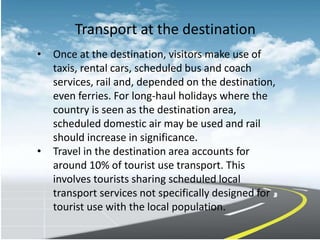 Chapter 1 transportation | PPTX | Rail Travel | Travel Type