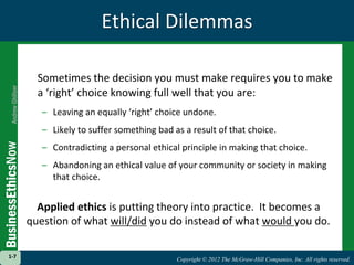 Chapter 1 understanding ethics.ppt for business | PPTX