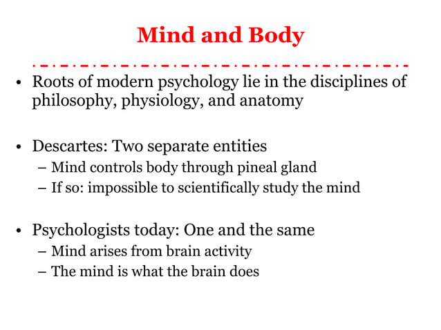 Chapter1 understanding modernpsychology | PPT | Physical Therapy | Wellness