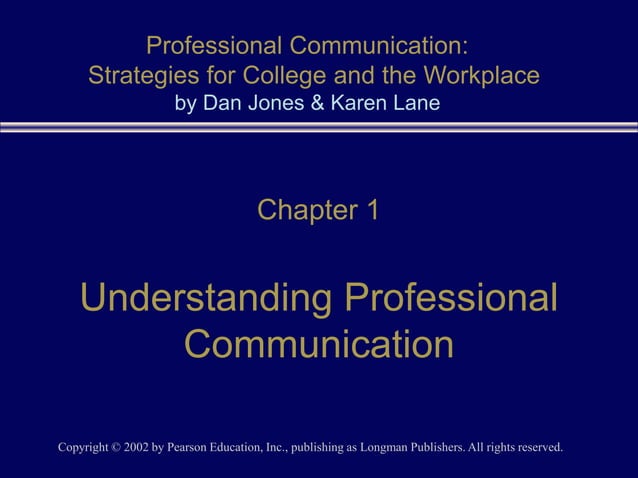 Chapter 1 Understanding Professional Communication.ppt
