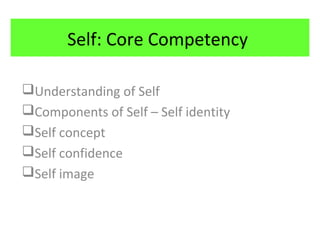 understand self | PPT