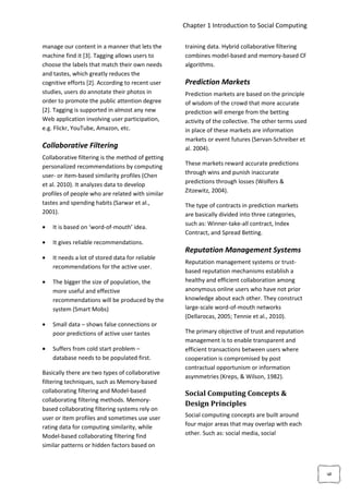 Introduction to Social Computing - Book Chapter | DOC