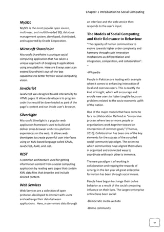 Introduction to Social Computing - Book Chapter | DOC