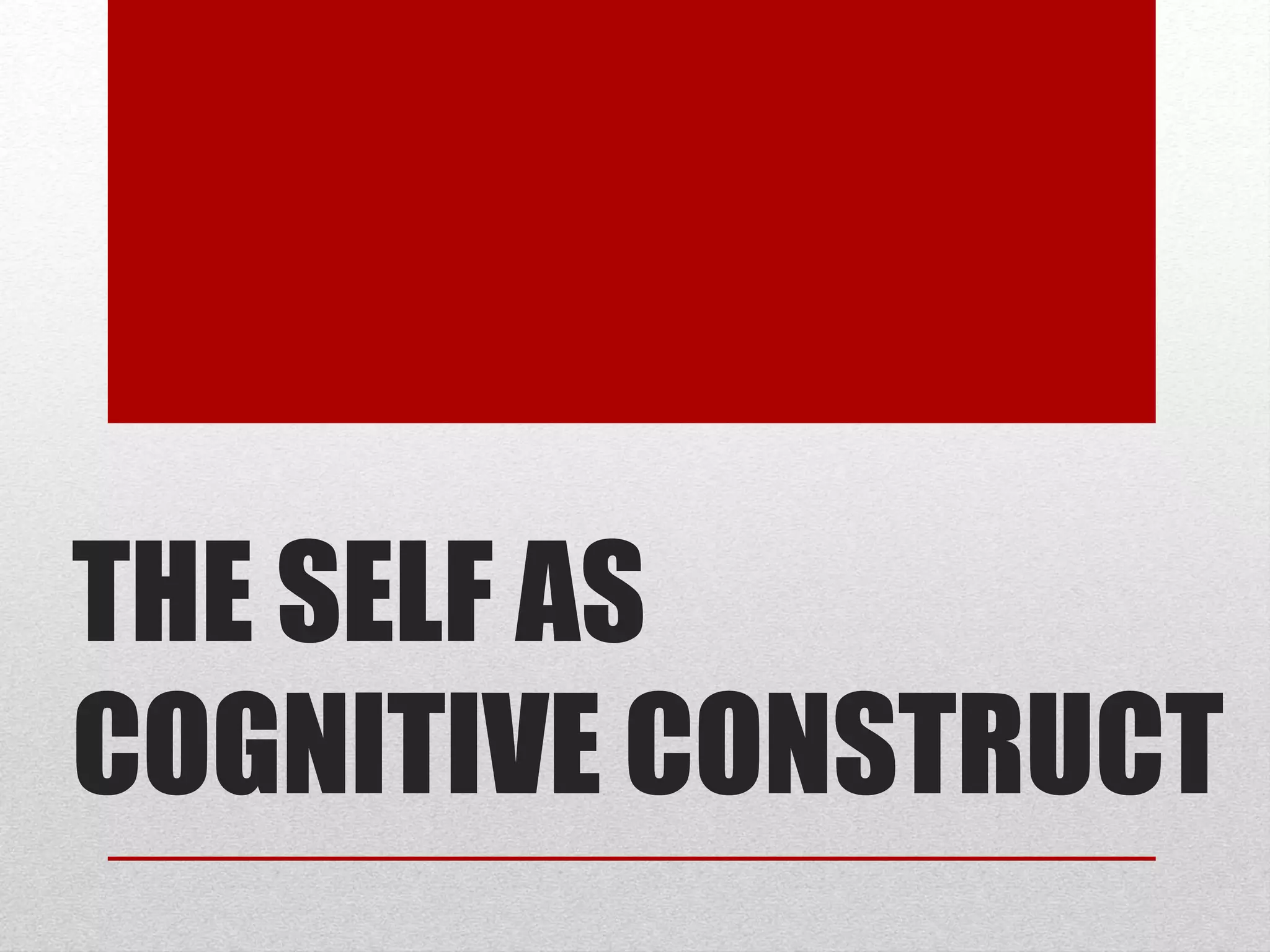 Understanding the Self: Psychological Perspectives | PPTX