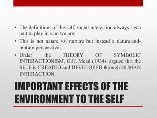 Understanding the Self: Psychological Perspectives | PPTX