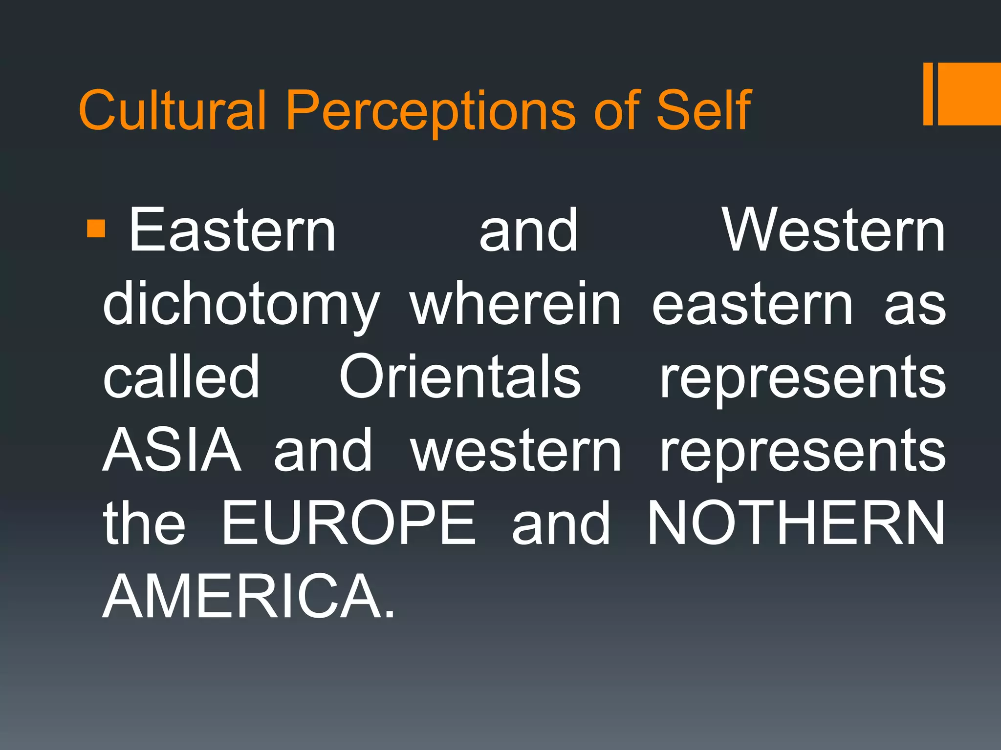 The Self in the Western and Eastern Thougghts | PPTX