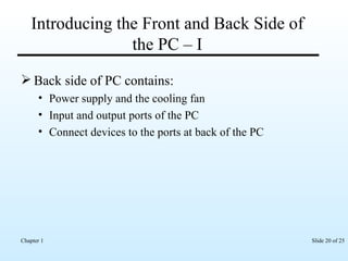 Fundamentals of a Personal Computer | PPT
