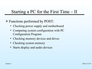 Fundamentals of a Personal Computer | PPT