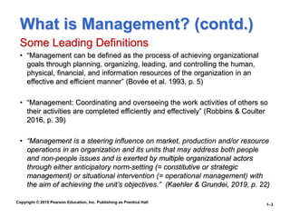 Chapter 1 - Introduction to Management and Organizations | PPT