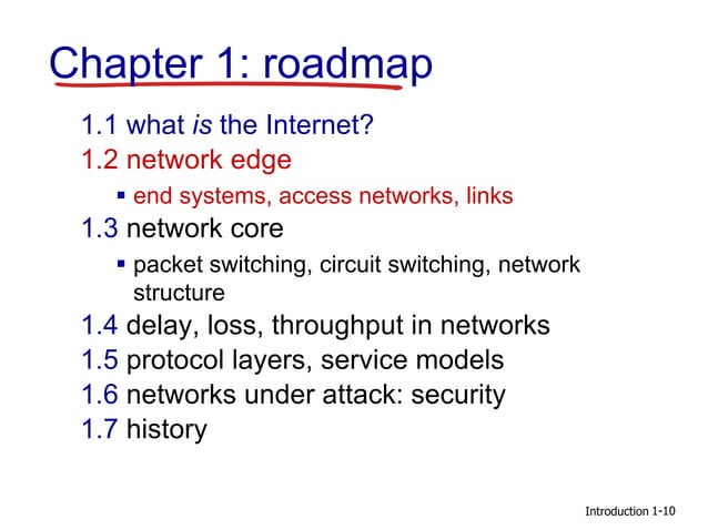 Chapter_1_V7.01.ppt Computer Networking: A Top Down Approach | PPT ...
