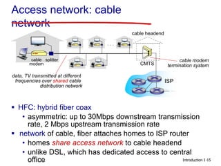 Chapter_1_V7.01.ppt Computer Networking: A Top Down Approach | PPT