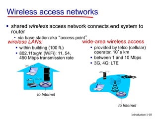 Chapter_1_V7.01.ppt Computer Networking: A Top Down Approach | PPT