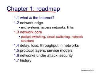 Chapter_1_V7.01.ppt Computer Networking: A Top Down Approach | PPT