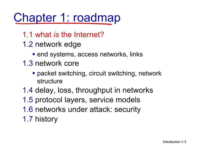 Chapter_1_V7.01.ppt Computer Networking: A Top Down Approach | PPT ...