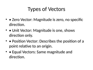 Remedial Physics_JU_ET_Chapter_1_Vectors | PPTX