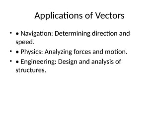 Remedial Physics_JU_ET_Chapter_1_Vectors | PPTX
