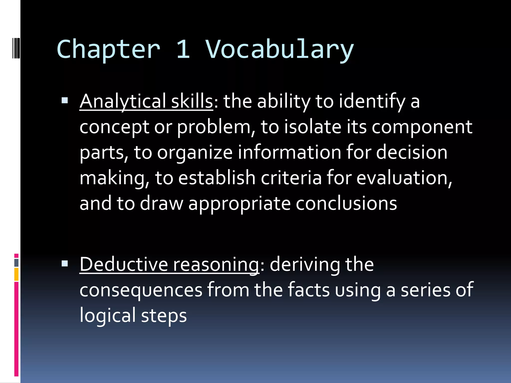 Forensic Science Chapter 1 Vocabulary | PPT