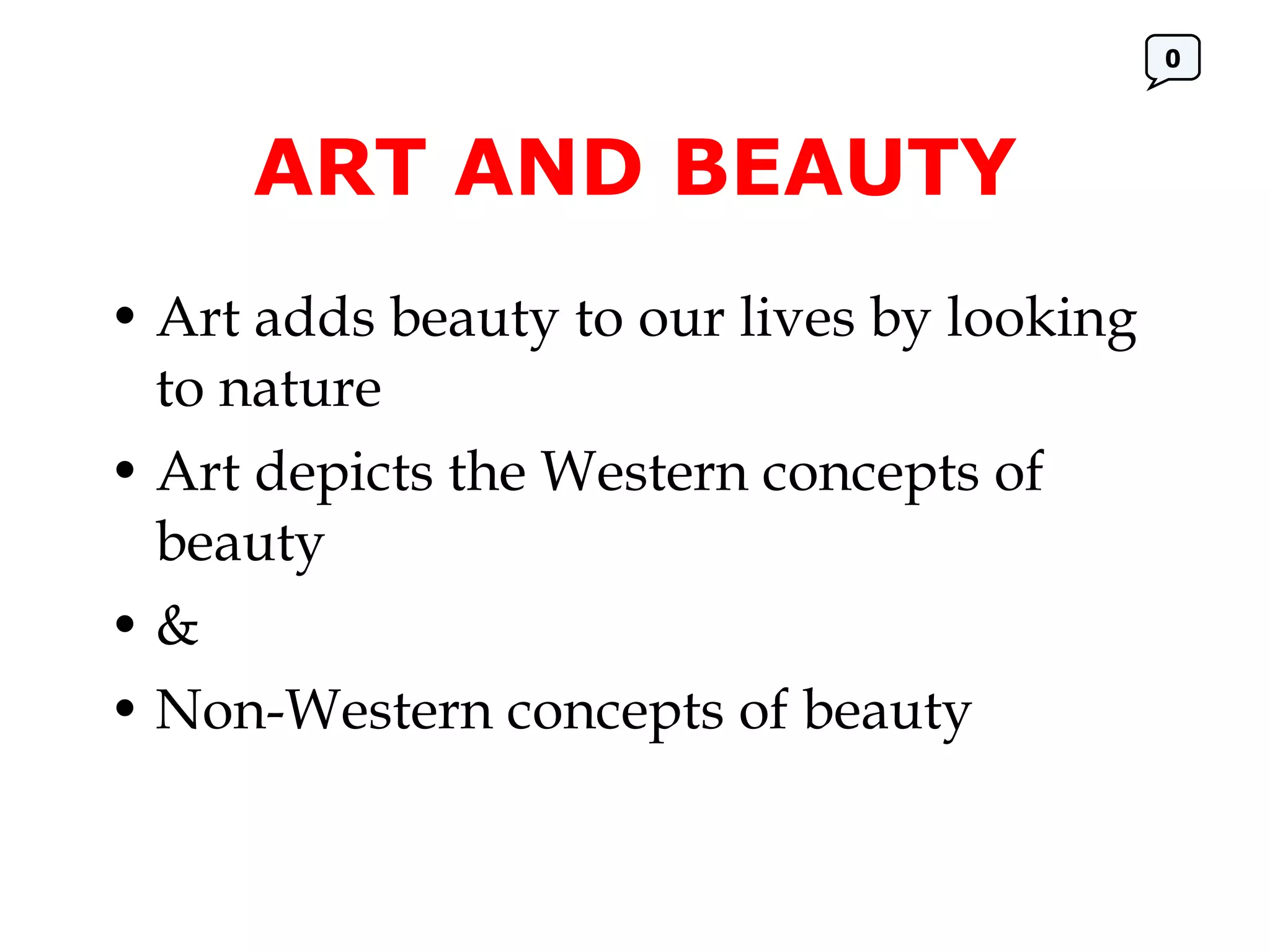 Chapter 1, What Is Art | PPT