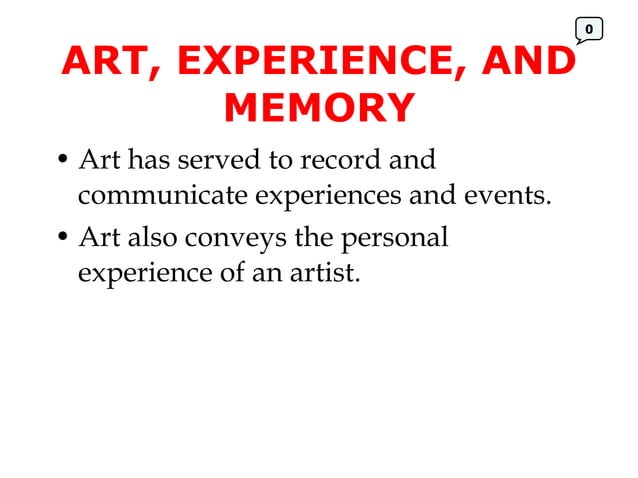 Chapter 1, What Is Art | PPT