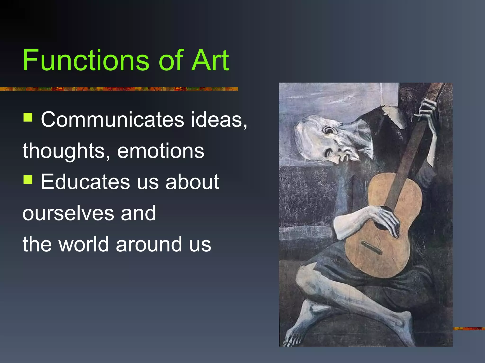 What Is Art? A Human Phenomenon | PPT