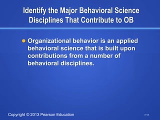 Chapter 1 what is organizational behavior | PPTX