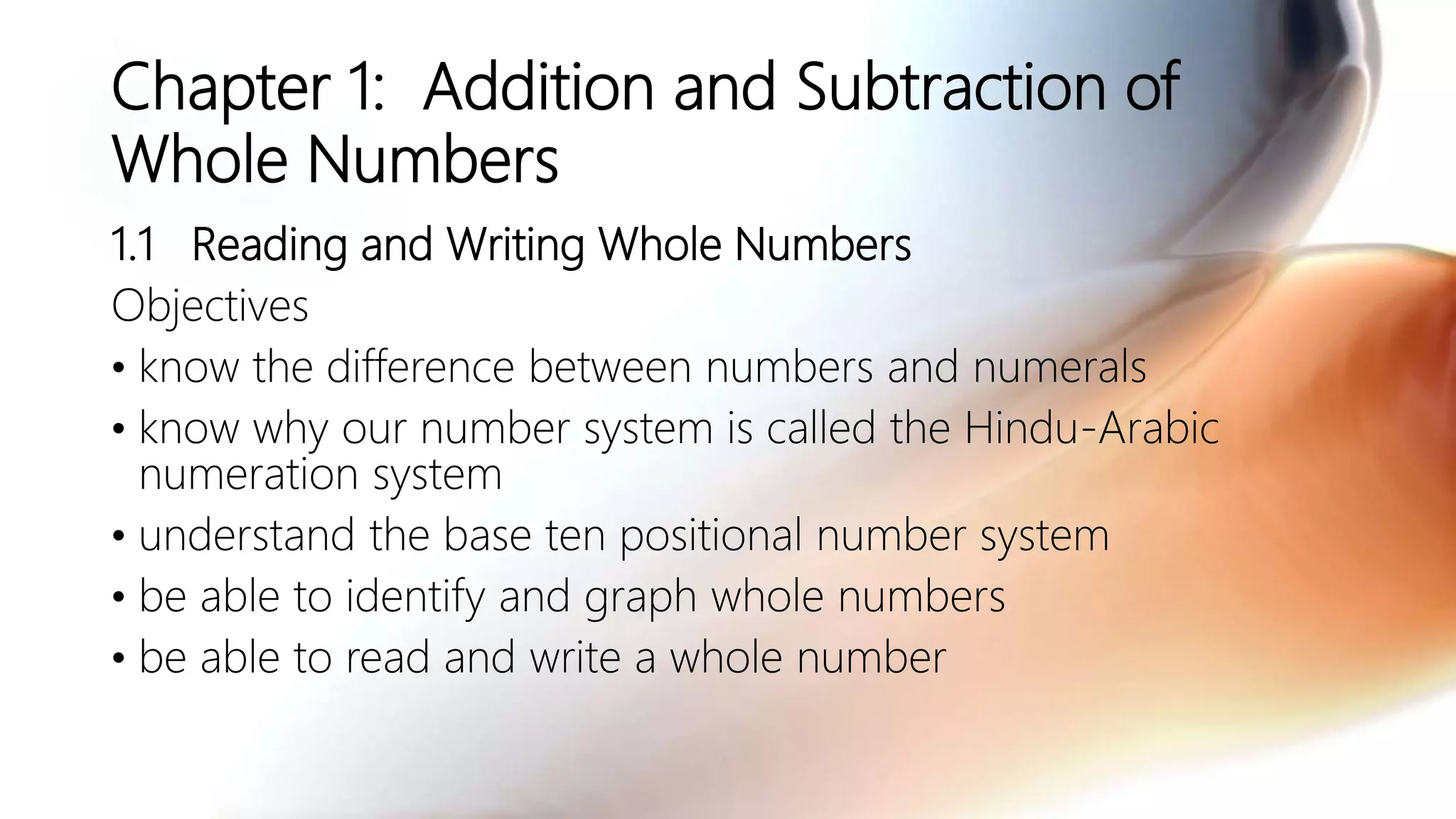 C1: Whole Numbers | PPT
